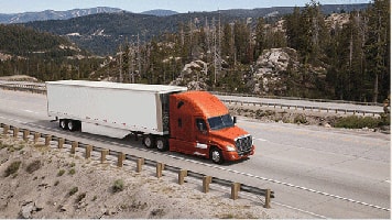 First self-driving semi-automatic truck from Daimler driven on a public ...