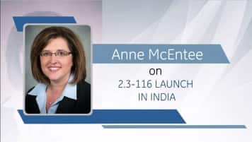 Anne McEntee on the launch of new wind turbine in India