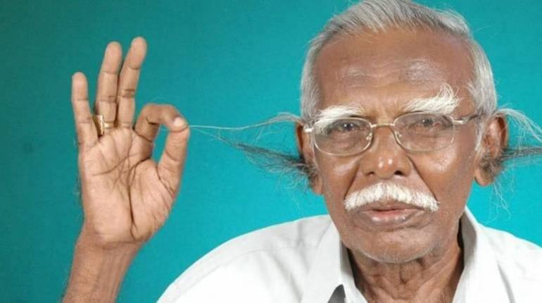 Madurai: इस शख्स के हैं सबसे लंबे कान के बाल, विश्व रिकॉर्ड दर्ज ...