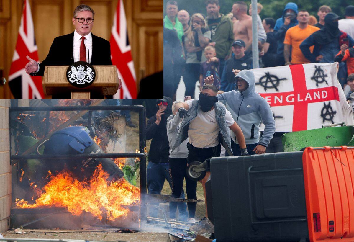 UK Riots 2024: ब्रिटेन में फिर हिंसक प्रदर्शन! 150 प्रदर्शनकारी ...