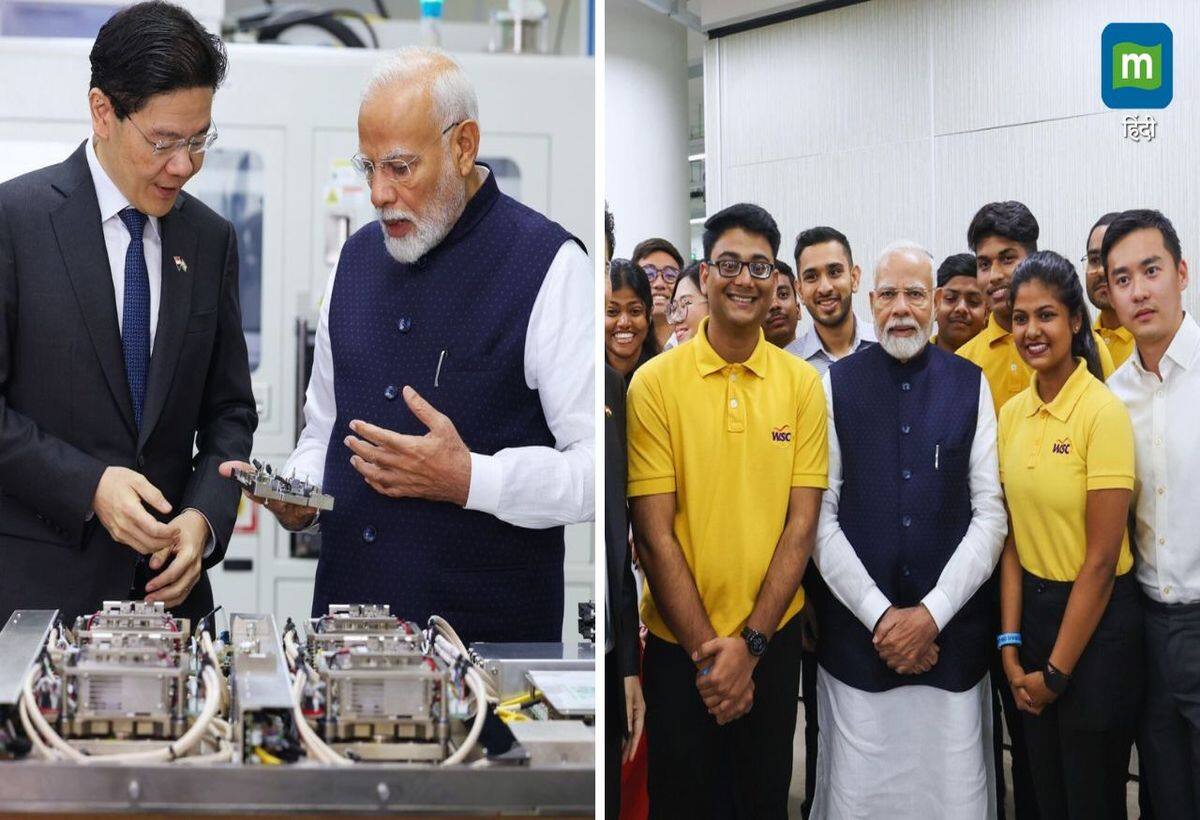PM Modi Singapore Visit: पीएम मोदी ने सिंगापुर में सेमीकंडक्टर कंपनी का ...