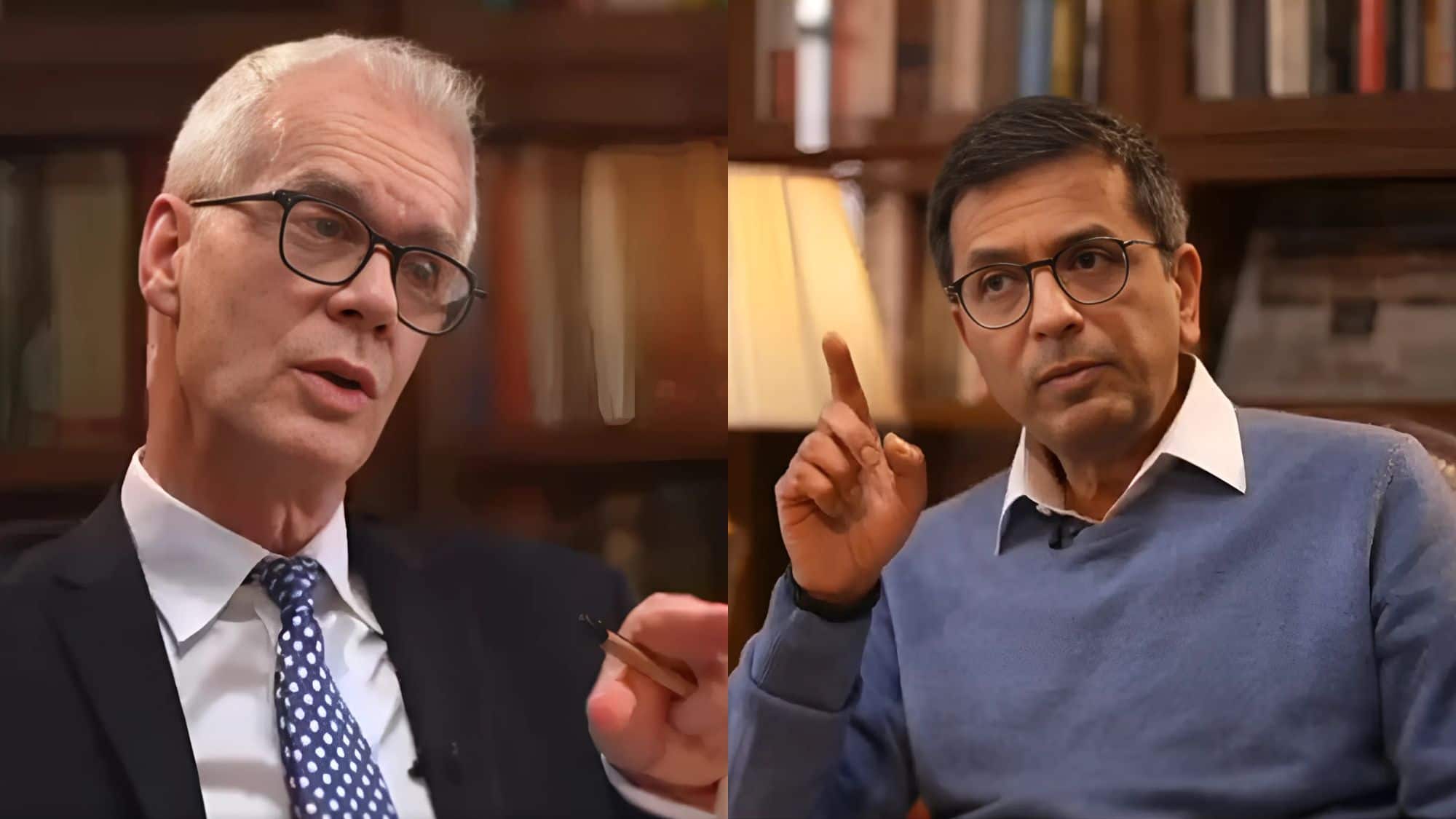 Ex CJI BBC Interview: 'जज पर सरकारी दबाव' के सवाल पर पूर्व CJI चंद्रचूड़ ने दिया ये जवाब, लोकसभा ...