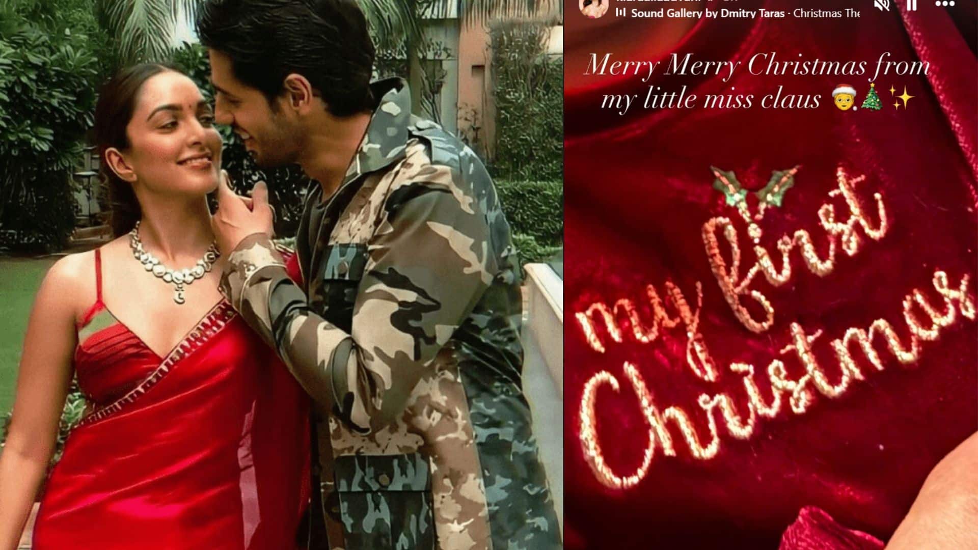 Sid-Kiara ने बेटी के साथ कुछ यूं मनाया पहला क्रिसमस, ‘लिटिल मिस क्लॉज ...