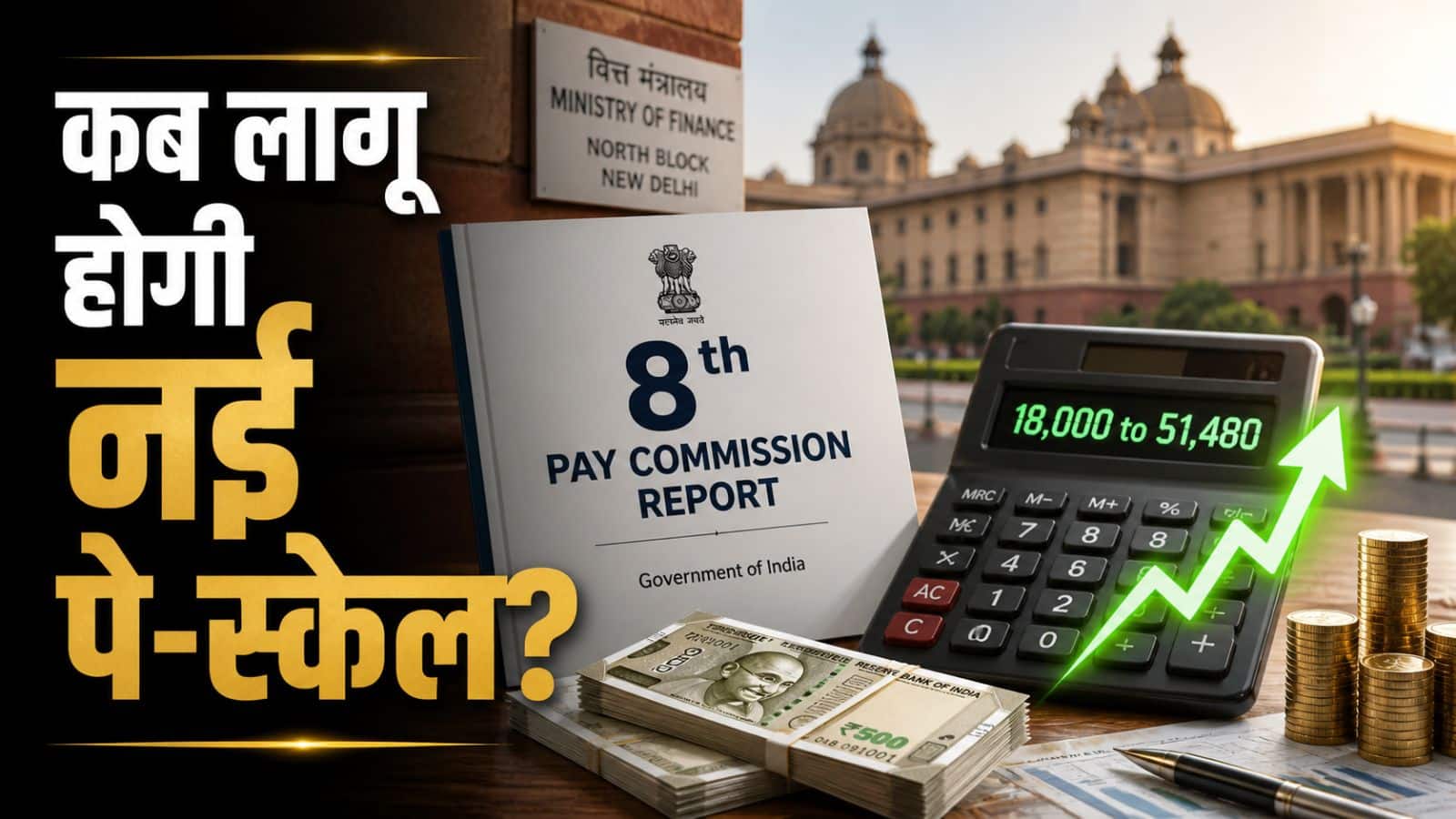 8th Pay Commission: 24 महीने का मोटा एरियर और छप्परफाड़ सैलरी! केंद्रीय ...