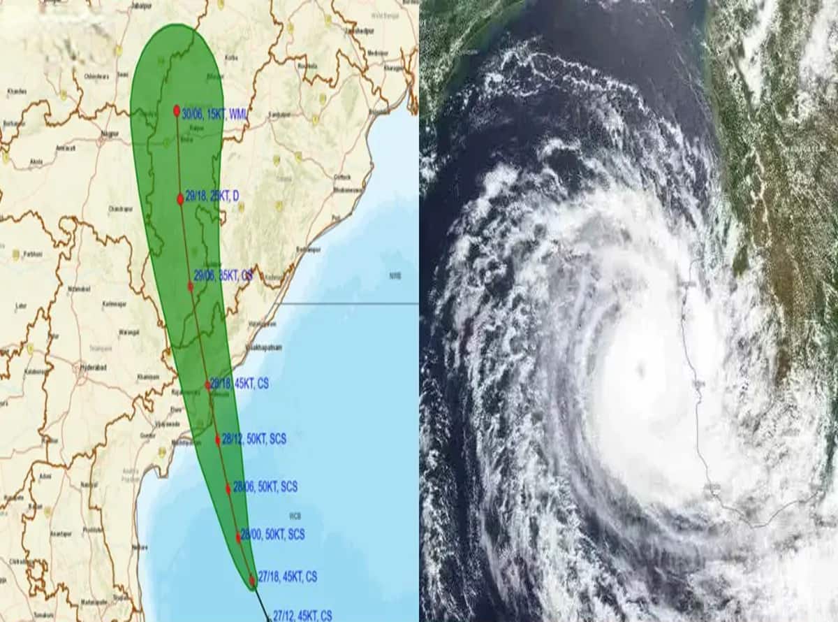 Cyclone Montha Updates: આજે રાત્રે દરિયા કિનારે 100 કિમી/કલાકની ઝડપે ...