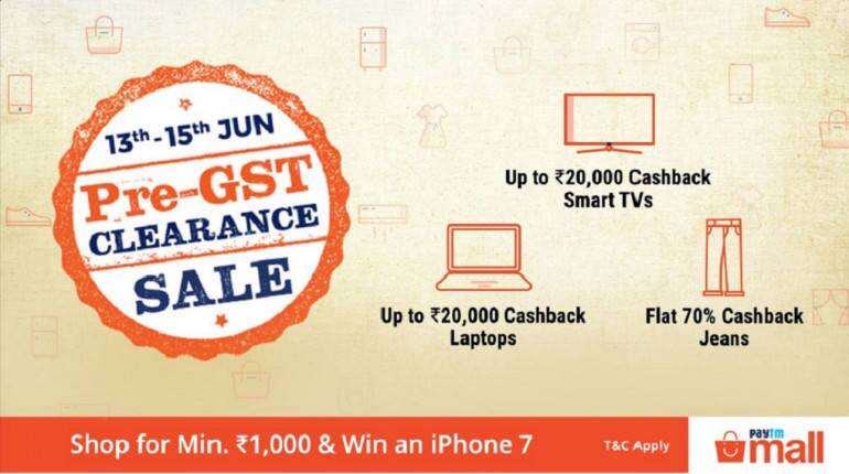 Paytm Mall launches 'pre-GST clearance sale': Here are the top deals ...