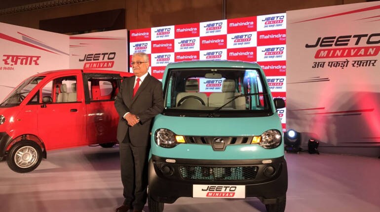 Mahindra launches Jeeto minivan at Rs 3.45 lakh