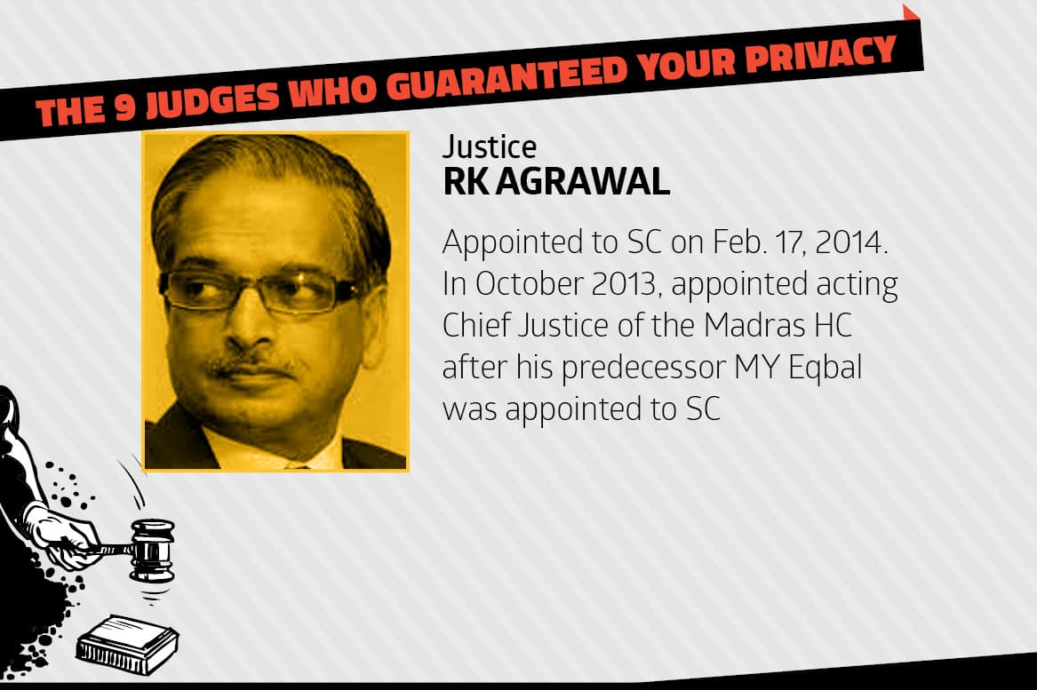 The nine Supreme Court judges who delivered the Right to Privacy judgment