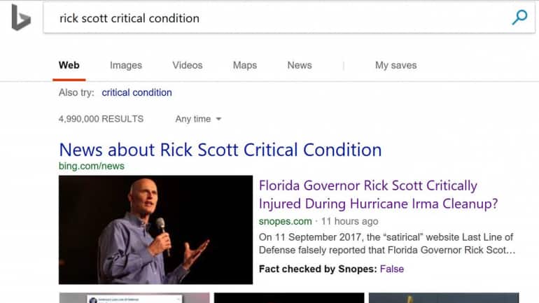 After Google, Microsoft's Bing introduces fact check in search results ...