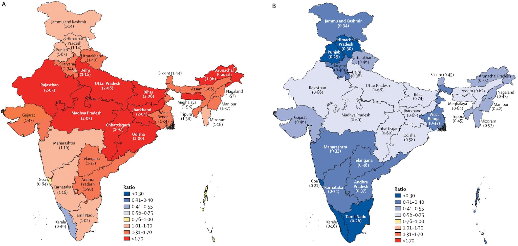 Death rates for Indian states down significantly: Report