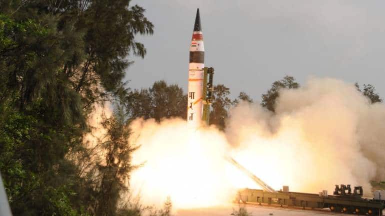 India successfully test-fires nuclear capable Agni-5