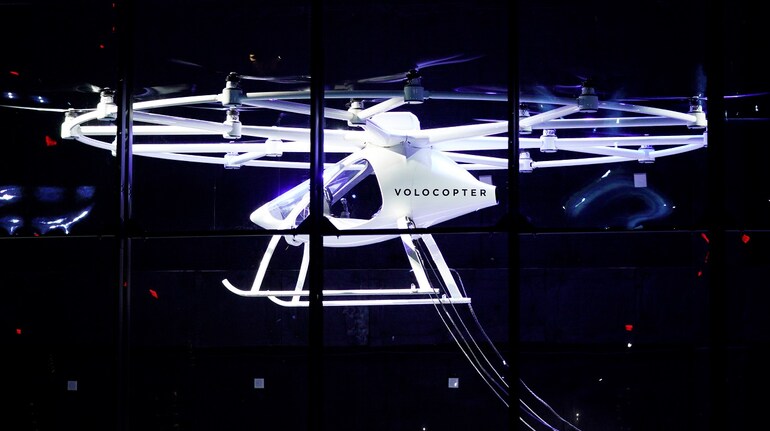 Intel unveils autonomous 'flying car' Volocopter that runs on battery