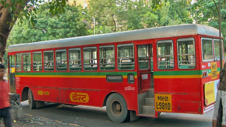 Fire erupts in moving BEST bus in Mumbai; passengers safe- Moneycontrol.com