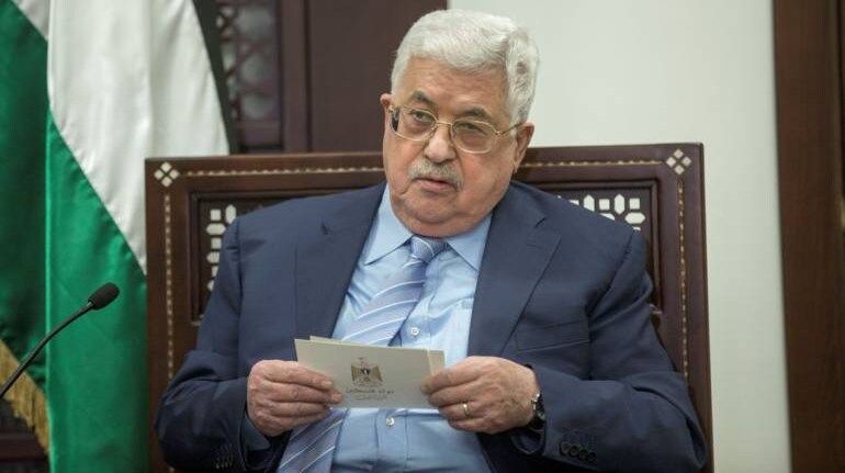 Palestinian President Mahmoud Abbas makes rare visit to Israel for talks