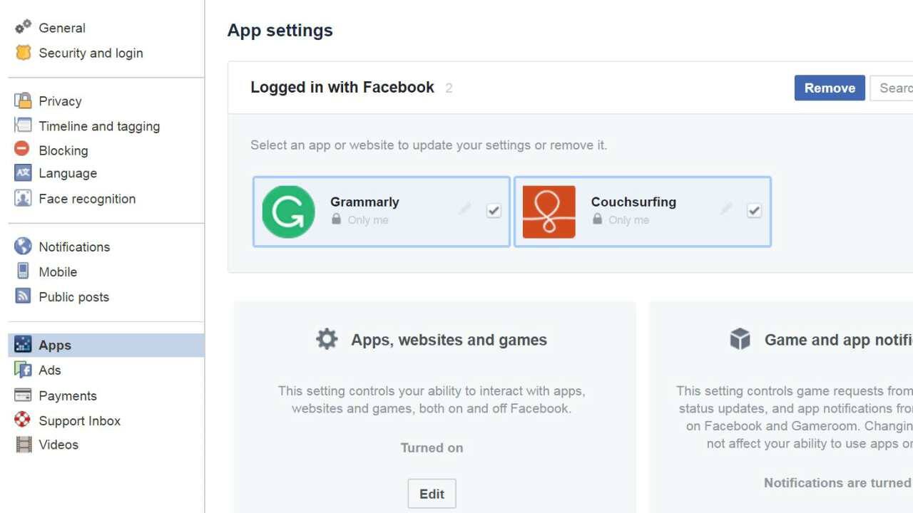 Facebook creates tool to remove login for third party apps — here's how ...