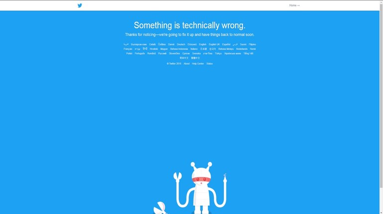 Twitter crashes, users cry 'this is the end of the world'
