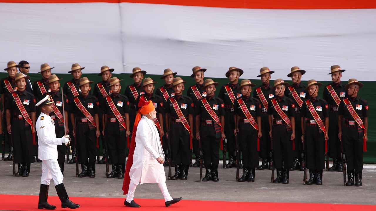 In pics! Independence Day celebrations at the Red Fort | Moneycontrol News