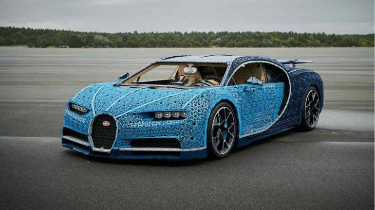 In pictures: A driveable Buggati Chiron entirely built of Lego blocks