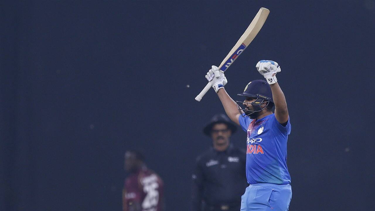 In pics | IND vs WI 2nd T20I: Rohit Sharma's sublime century takes ...