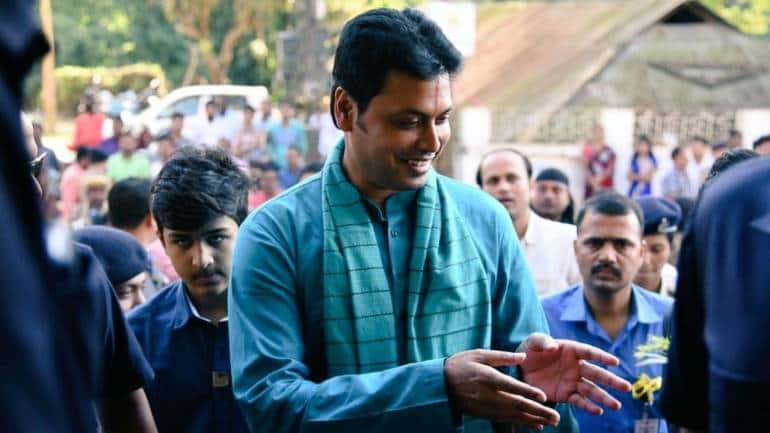 Tripura Chief Minister Biplab Kumar Deb resigns