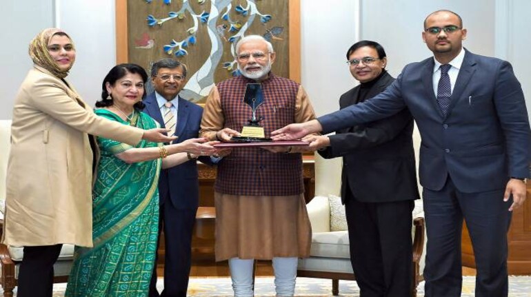 PM Narendra Modi receives Philip Kotler award- Moneycontrol.com