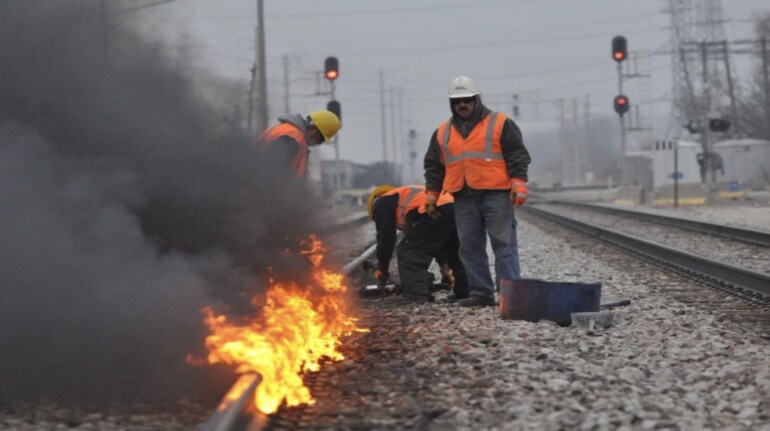 In Chicago, trains run over flames and here's why- Moneycontrol.com
