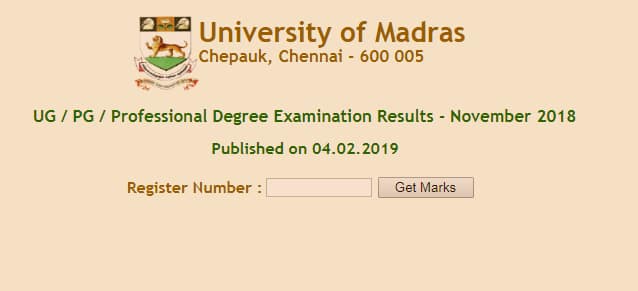 Madras University UG, PG results declared: Direct link to check on ...