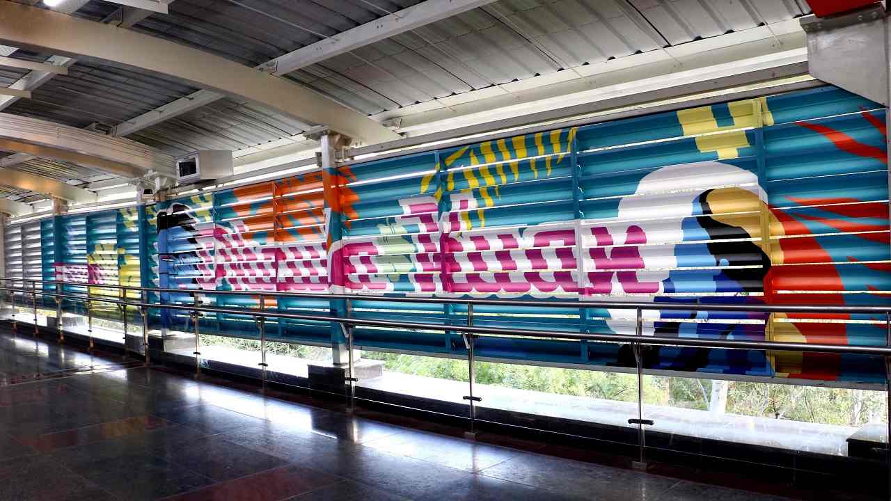 A look at Delhi Metro's newly-opened foot over bridge linking Airport ...