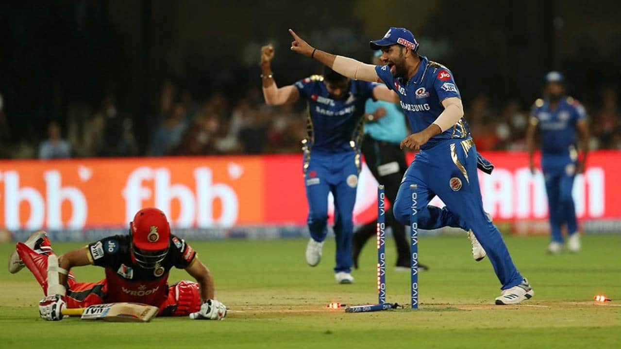 In pics | RCB vs MI IPL 2019: Mumbai edge Bangalore in controversial ...