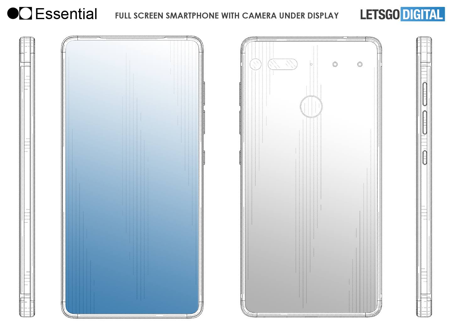 Essential files a patent for a smartphone with no notch and under-the ...