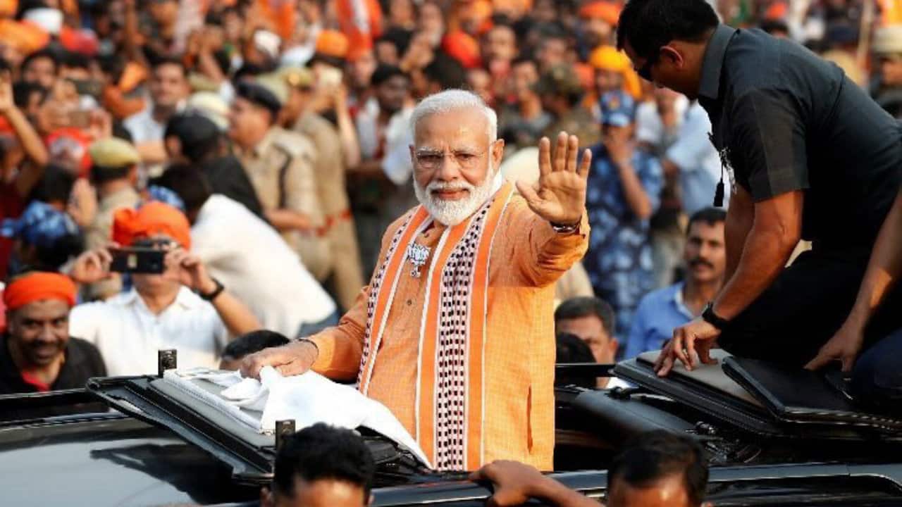Mega roadshow in pics: PM Narendra Modi paints Varanasi saffron