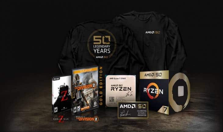AMD launches limited edition products to celebrate 50th anniversary