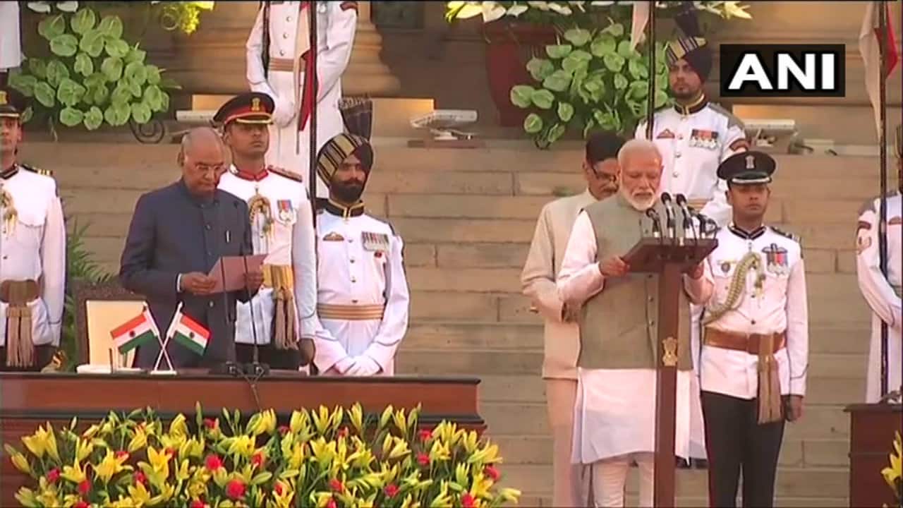 In Pics | Narendra Modi takes oath as Prime Minister for second ...