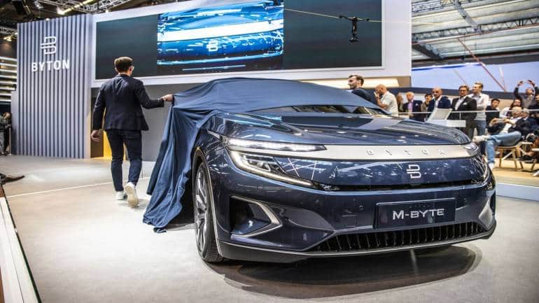 Byton M-byte all-electric SUV gets world's largest touchscreen display