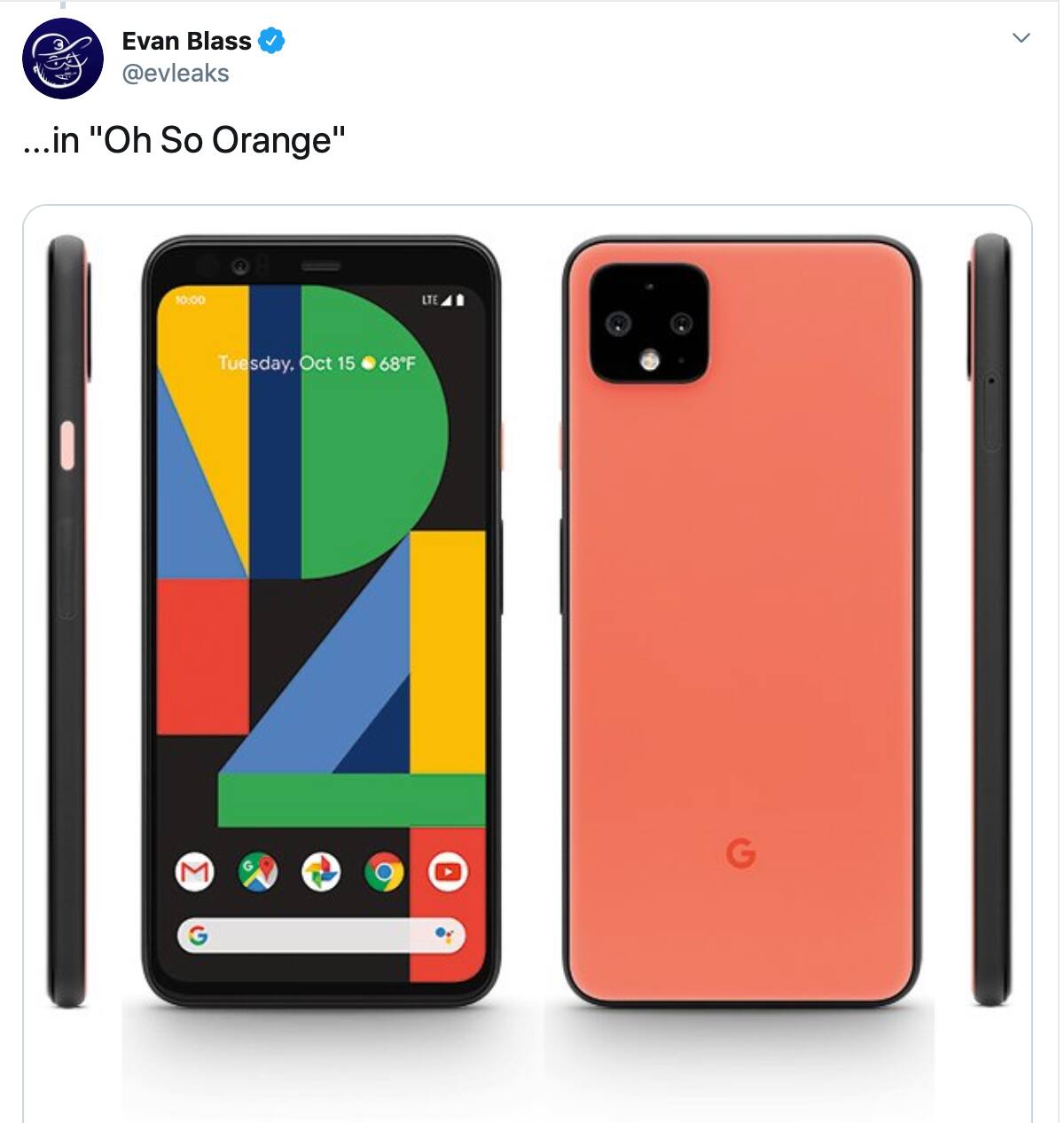 Google Pixel 4 renders reveal design and key specifications, including ...