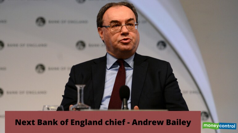Andrew Bailey selected as next Bank of England chief