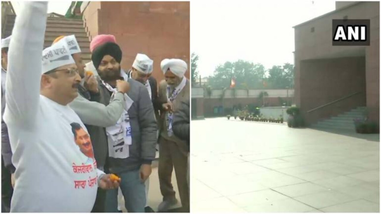 Delhi Election Result: AAP camp begins celebrations, BJP headquarter ...