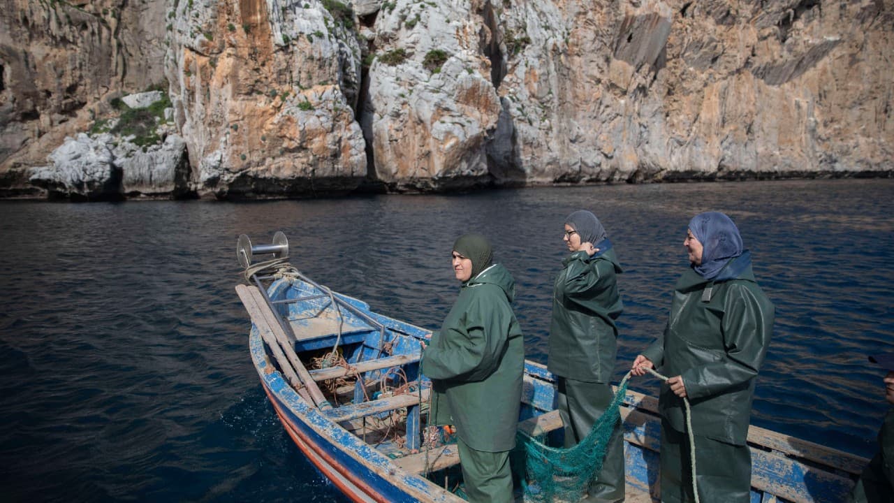 Moroccan fisherwomen set their eyes on the sea, break gender barriers ...