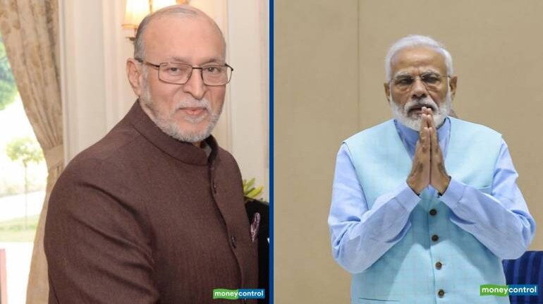 Delhi LG Anil Baijal meets PM Narendra Modi