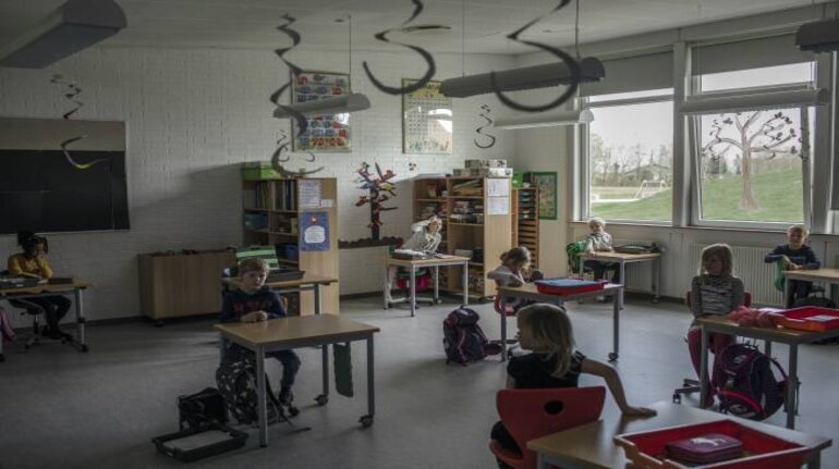 Coronavirus pandemic | In Denmark, the rarest of sights: classrooms ...