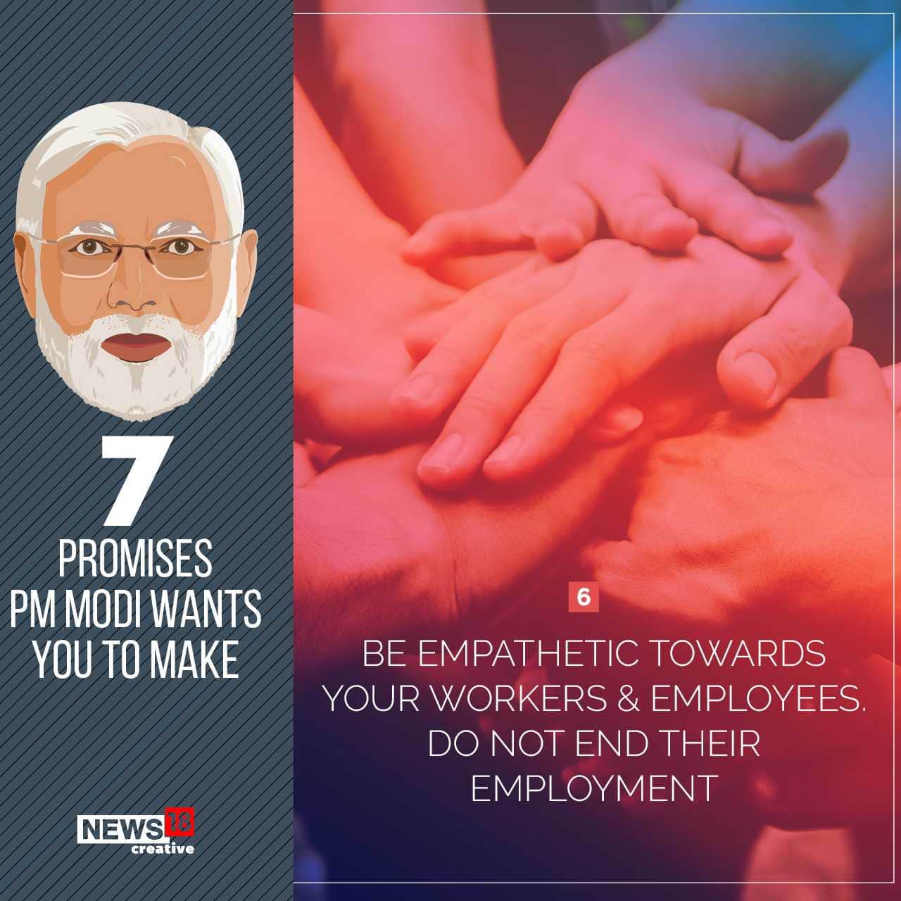 In pics | PM Modi wants every Indian to keep these 7 promises in fight ...