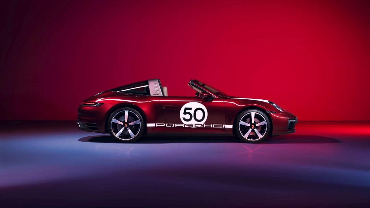 In Pics | Porsche unveils 911 Targa 4S Heritage Design limited edition