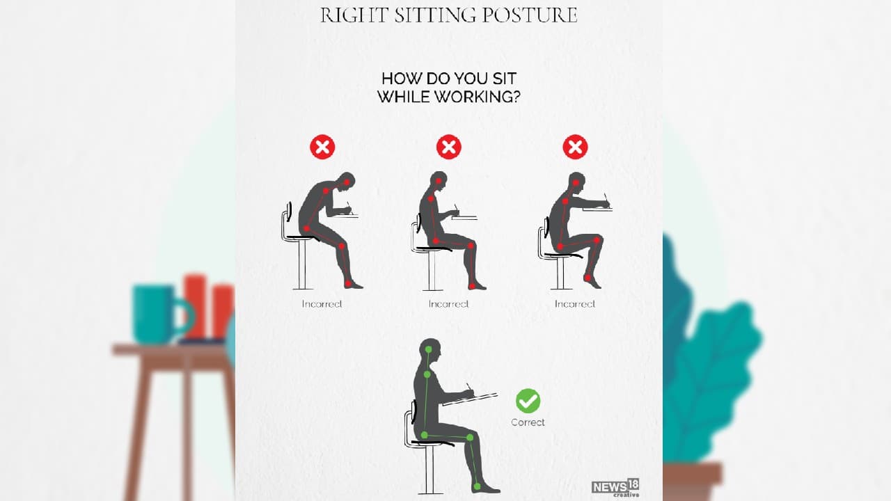 In pics | Working from home? Here's how you can combat poor sitting posture