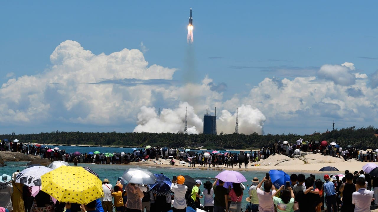 In-pics: China successfully launches Tianwen-1 Mars rover from Wenchang ...