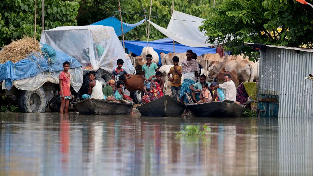 In pics | Assam flood situation continues to worsen, over 33 lakh ...
