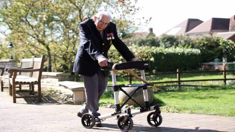 Queen Elizabeth to knight 100-year-old UK fundraiser Captain Tom Moore