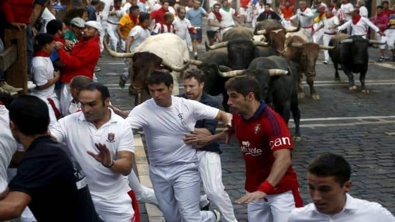 Crowd control, police patrols for Spain's cancelled bull-running fiesta