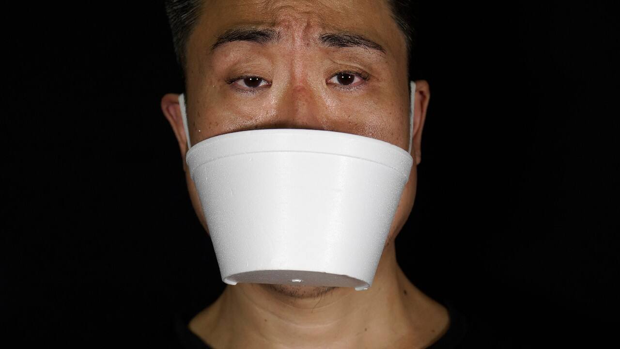 In pics | Creative face masks inspired by COVID-19 pandemic and Hong ...