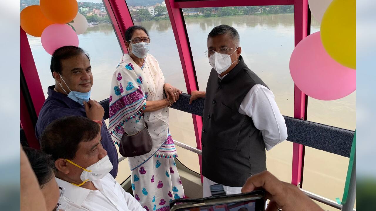 In pics | India gets its longest river-crossing ropeway service in ...