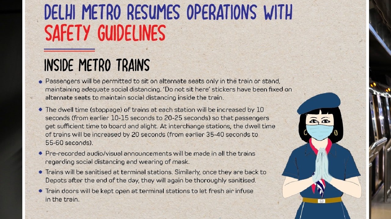 In pics | Delhi metro to resume services from September 7; DMRC shares ...